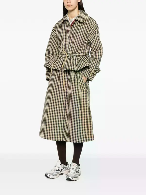 DAMSON MADDER Myrtle Trench Coat - Blue
