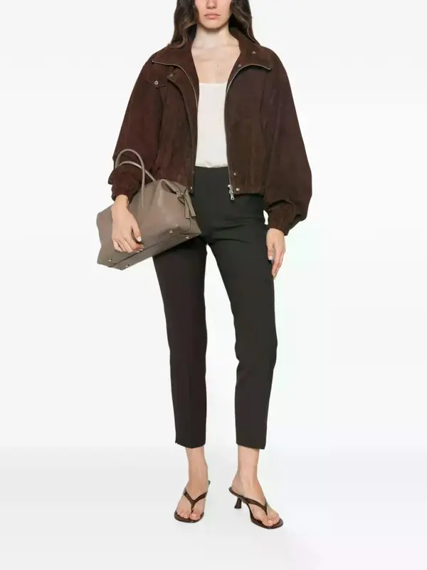 Peserico Side-zip Trousers - Brown