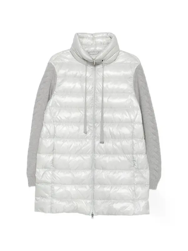 Herno Quilted Panelled Jacket - Grey
