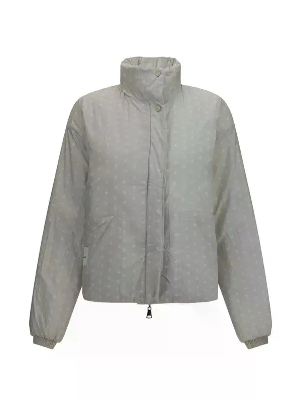 GONGDID DESIGN Plissé-effect Padded Jacket