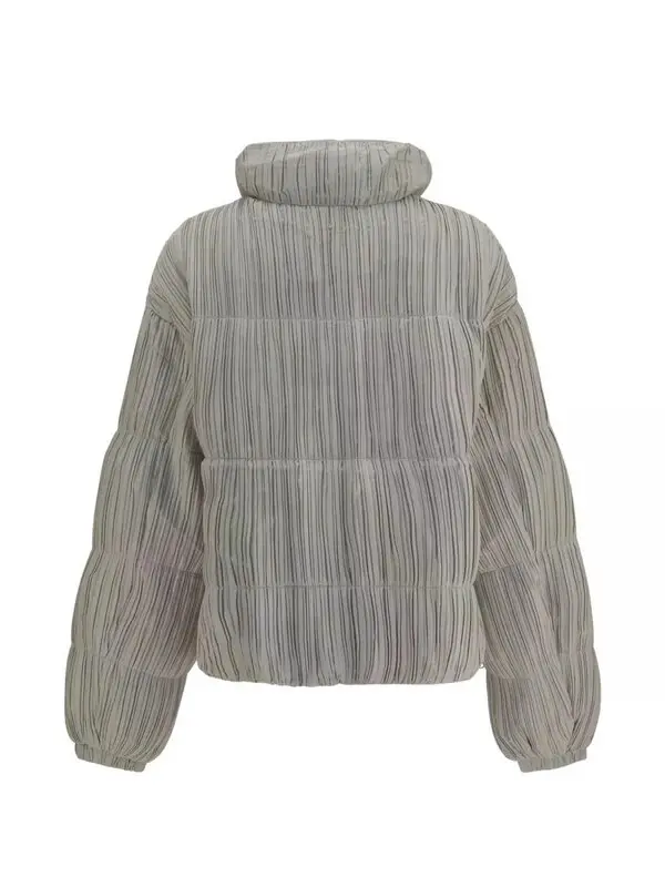 GONGDID DESIGN Plissé-effect Padded Jacket