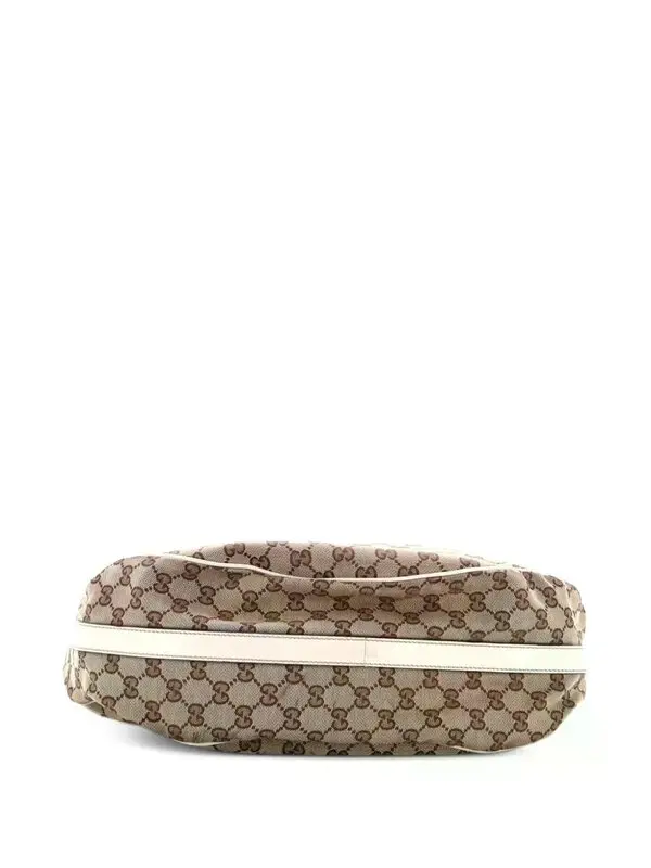 Gucci Gg Canvas Medium Hobo Bag - Brown