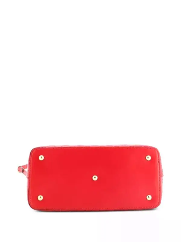 Gucci Embossed Leather Medium Satchel