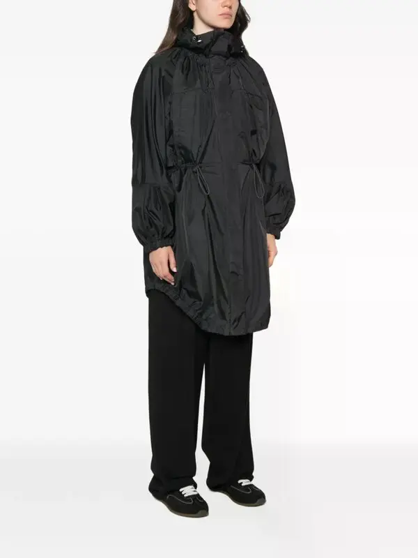 Moncler Drawstring Hooded Jacket - Black
