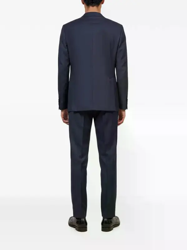 LARDINI Peaked-lapel Double-breasted Suit
