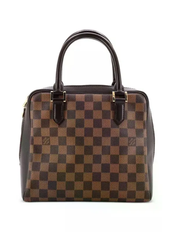 LOUIS VUITTON Damier Brera Satchel Handbag - Brown