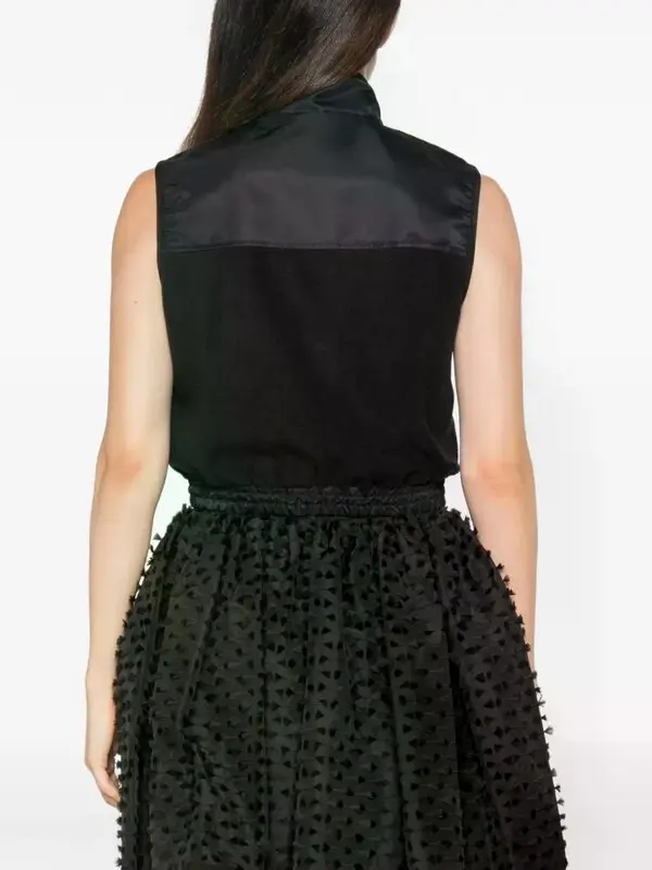 Cecilie Bahnsen Embroidered Fleece Vest
