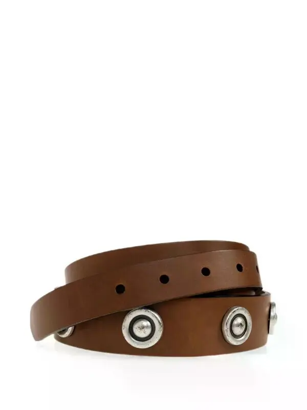 Etro Stud-embellished Leather Belt