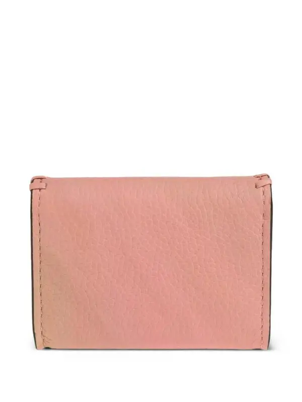 Michael Kors Whipstitch-trim Leather Card Holder