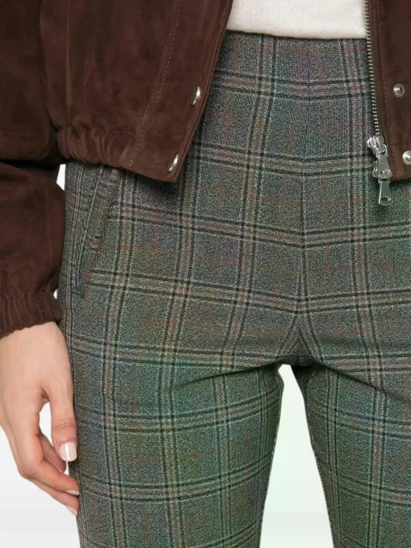 Marella Sepoca Check-pattern Trousers