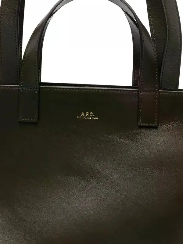 A.p.c. Logo Print Tote Bag