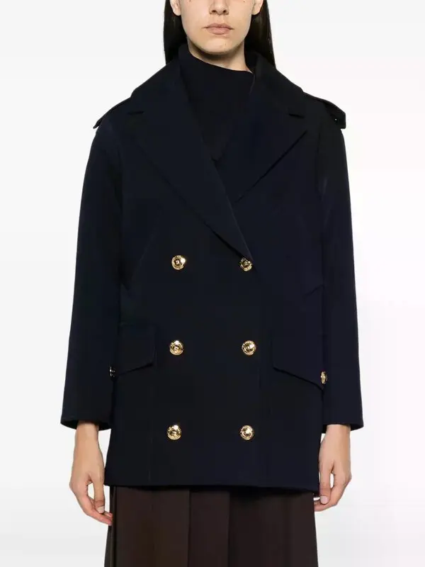 Elisabetta Franchi Double-breasted Coat