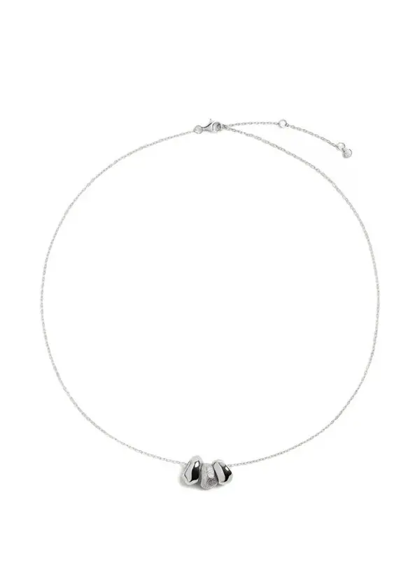 Monica Vinader Antica Bead-embellished Necklace - Silver