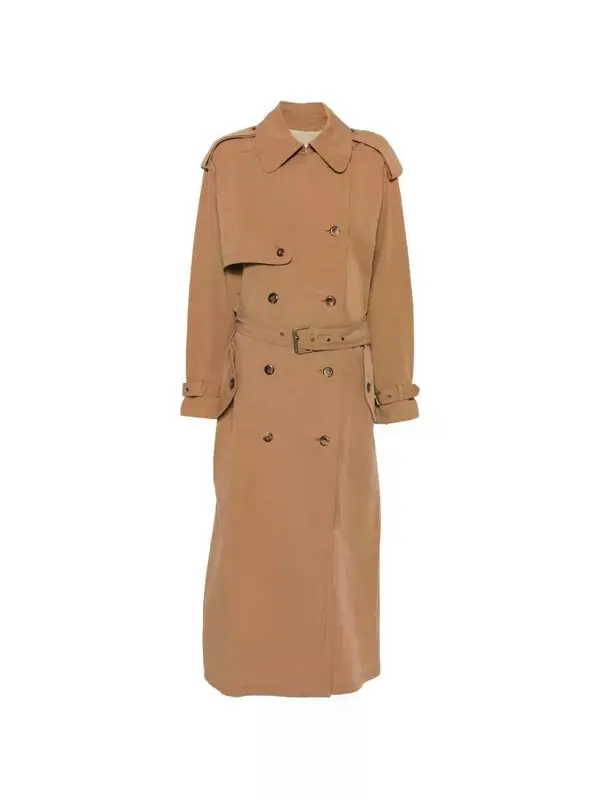 Isabel Marant Étoile Double-breasted Belted Trench Coat - Brown