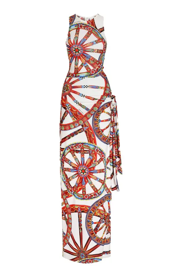 Dolce & Gabbana Printed Maxi Dress - Print
