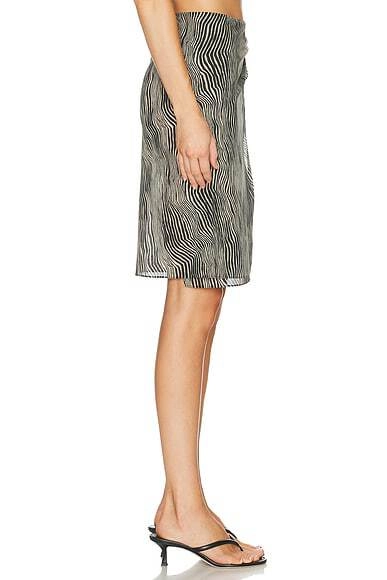ST. AGNI Savannah Silk Wrap Skirt