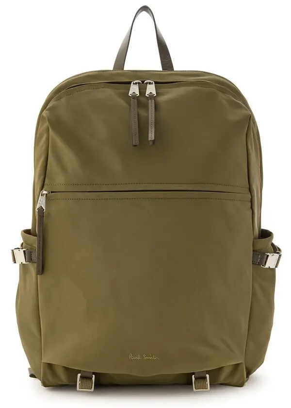 Paul Smith Logo-embroidered Nylon Backpack