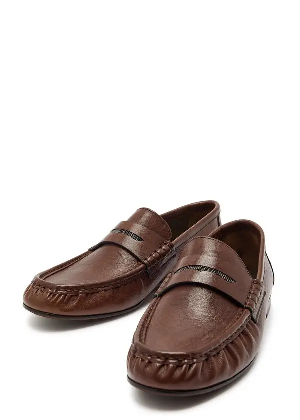Brunello Cucinelli Leather Loafers