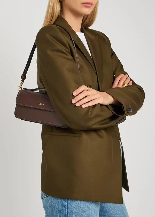 COACH Elora Leather Top Handle Bag