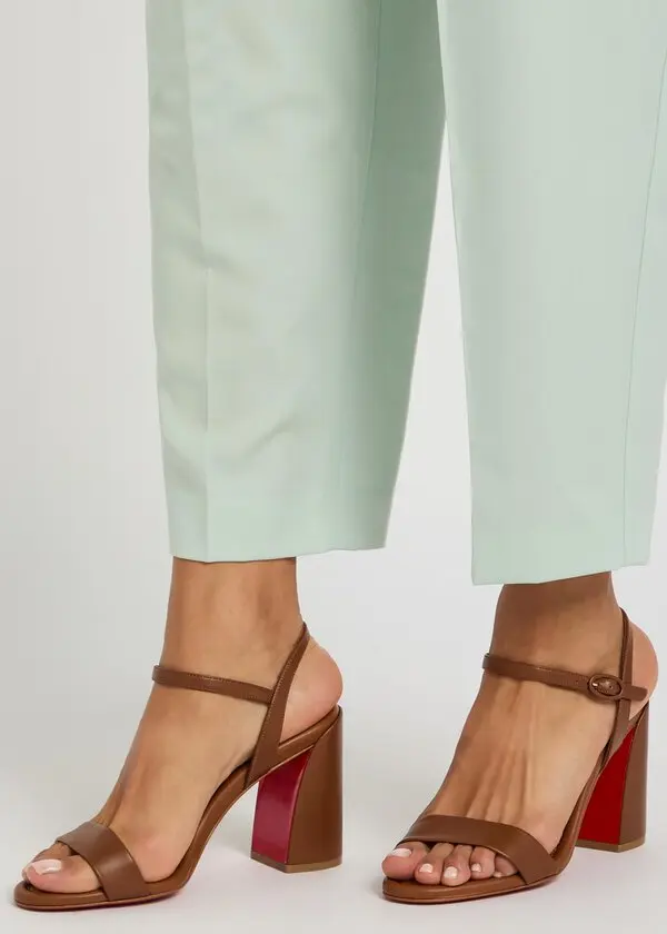 CHRISTIAN LOUBOUTIN Jane 85 Leather Sandals