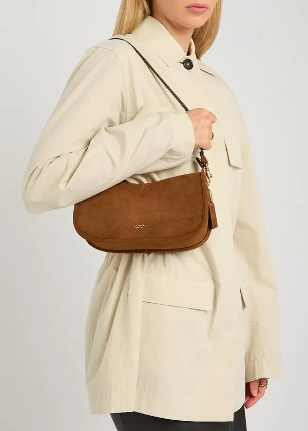 COACH Waverly Suede Cross-body Bag
