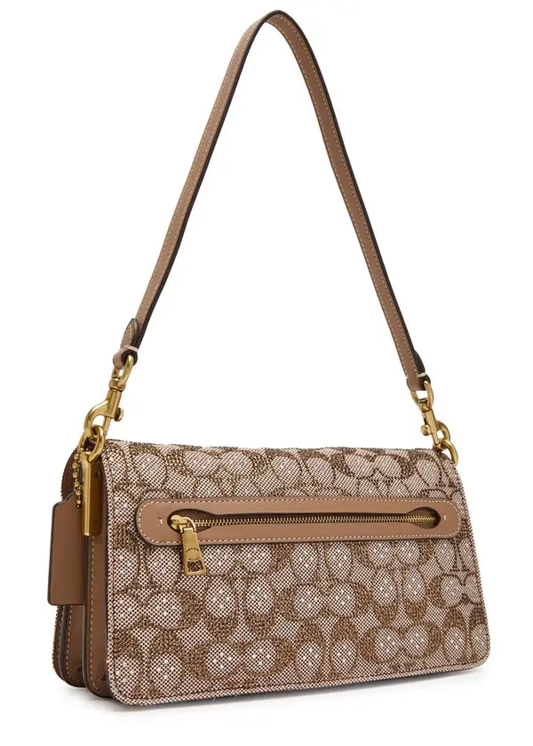 COACH Tabby 26 Embellished Leather Shoulder Bag