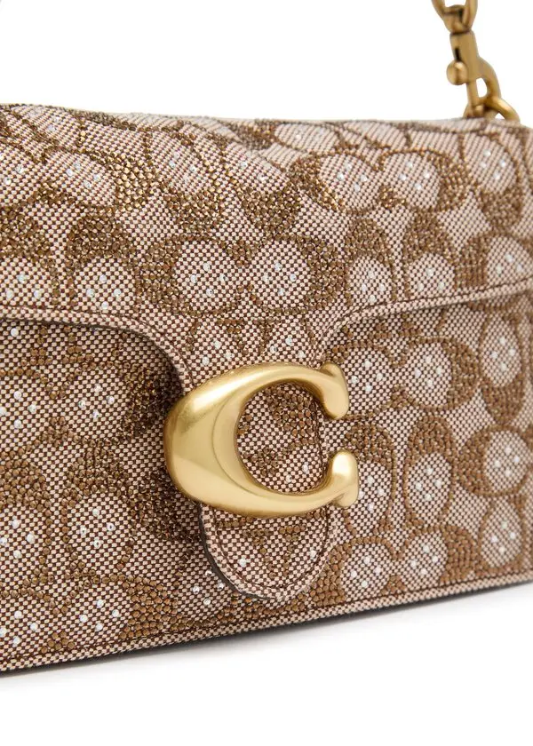 COACH Tabby 26 Embellished Leather Shoulder Bag