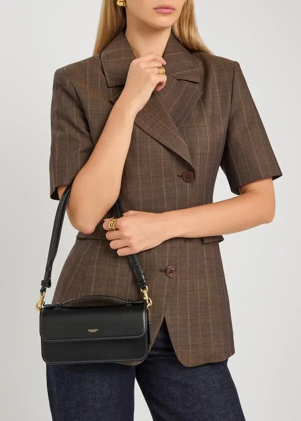COACH Elora Leather Top Handle Bag