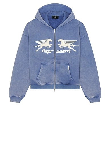 REPRESENT Pegasus Zip Through Hoodie