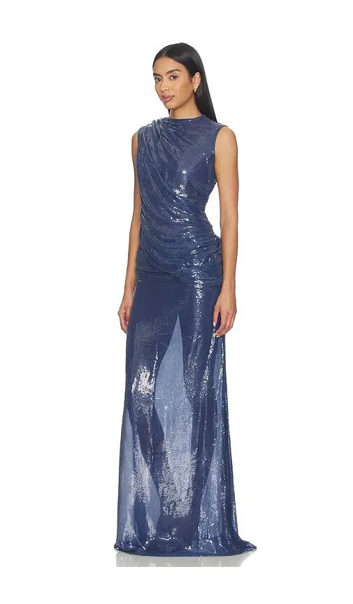 DEME BY GABRIELLA The Spencer Dress - Blue