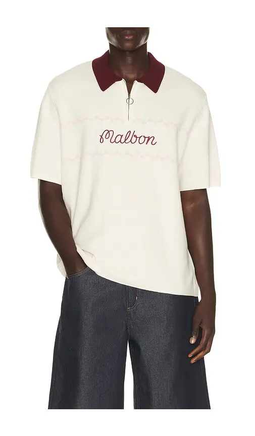 MALBON Benny Sweater Polo In . Also