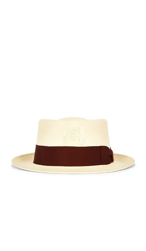 MALBON Anton Straw Hat In . Also