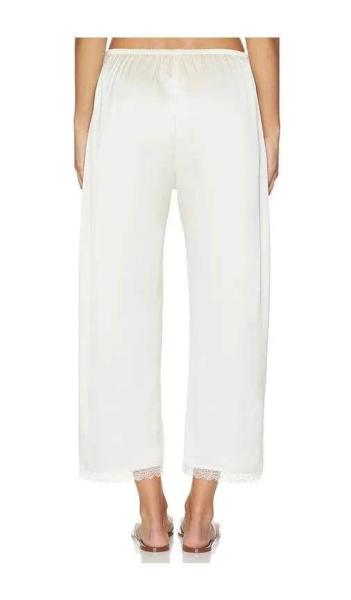 LESET Barb Lace Crop Pant In . Also