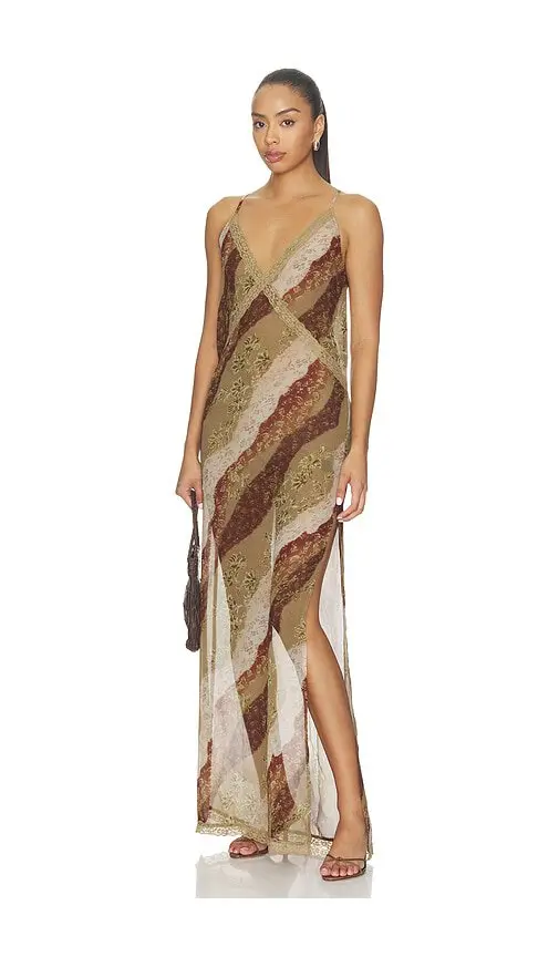 Lioness Melrose Maxi Dress In . Also - Multi