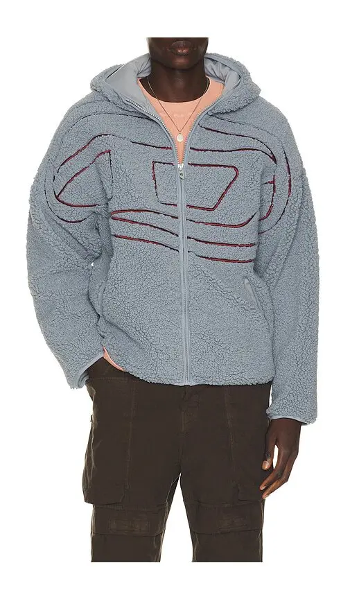DIESEL® S-za Hoodie In . Also - Grey