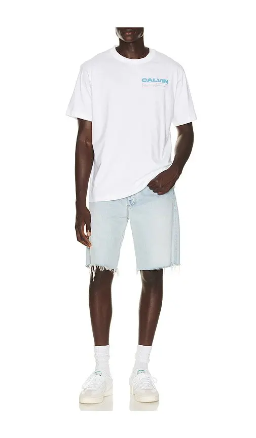 Calvin Klein Disc Stack Graphic Tee In . Also