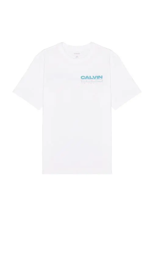 Calvin Klein Disc Stack Graphic Tee In . Also