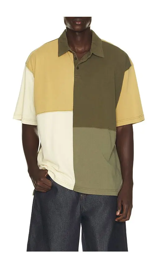 Brixton Deco Relaxed Polo In . Also - Multi