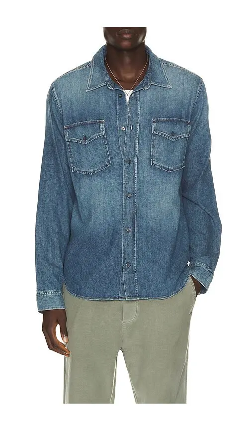 Citizens Of Humanity Cairo Utility Shirt In . Also - Blue