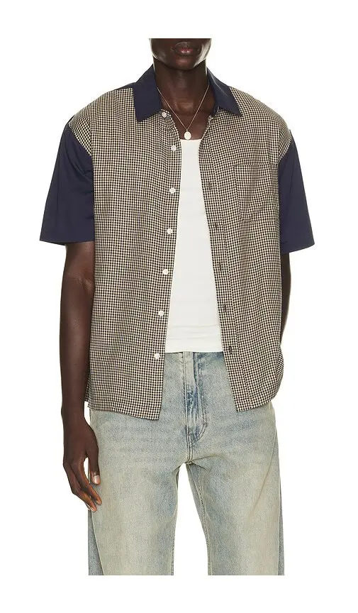 Brixton Cru Short Sleeve Shirt In . Also - Multi