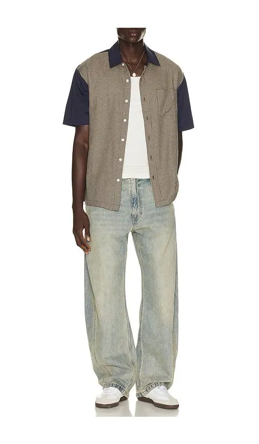Brixton Cru Short Sleeve Shirt In . Also
