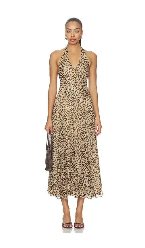 Astr The Label Myra Dress In . Also - Brown