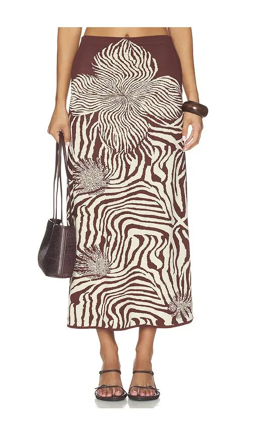 Alexis Jazlyn Skirt In . Also - Brown
