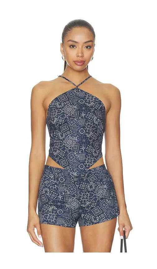 Astr The Label Shaniya Top In . Also - Navy