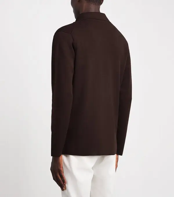 LARDINI Virgin Wool Double-breasted Cardigan
