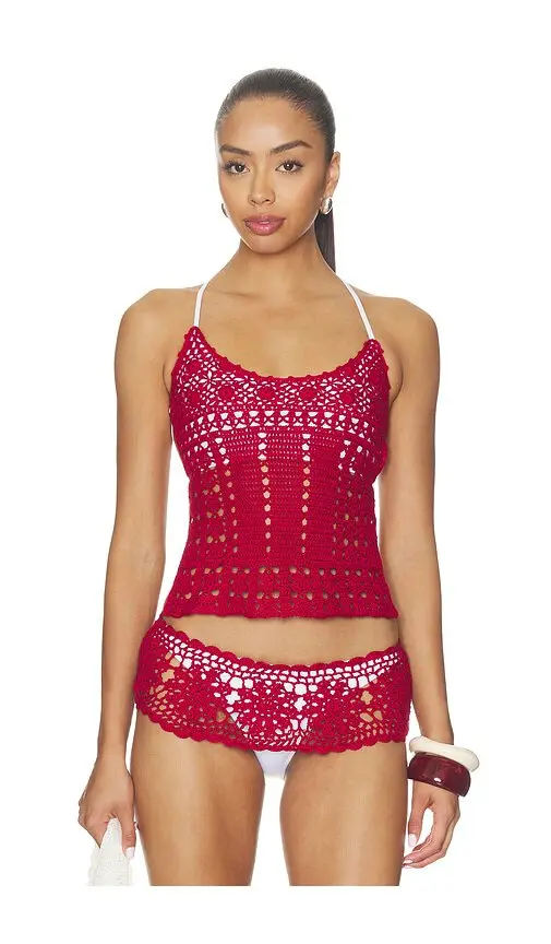 Frankies Bikinis Nari Crochet Top