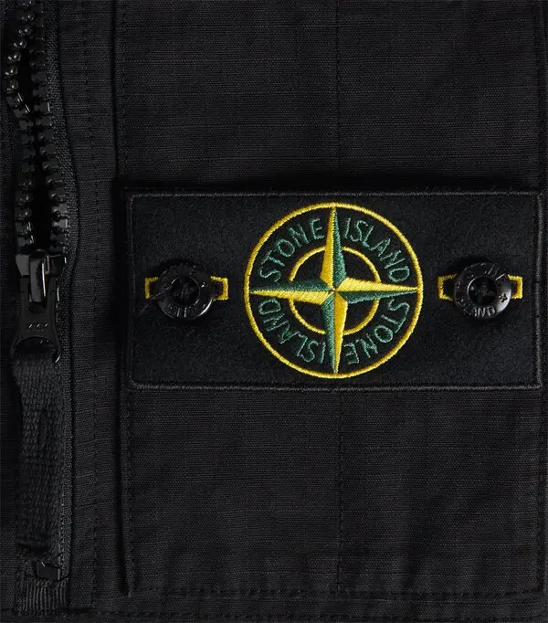 Stone Island Organic Cotton Ripstop Cargo Trousers