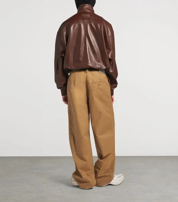Balenciaga Leather Blouson Jacket