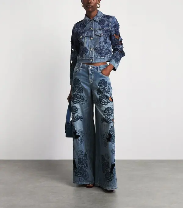 Alice + Olivia Chloe Denim Jacket