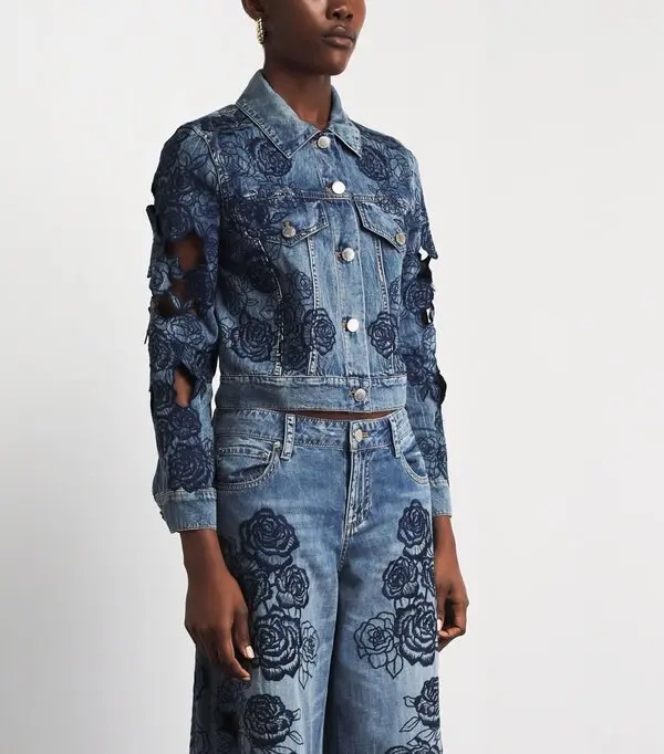 Alice + Olivia Chloe Denim Jacket